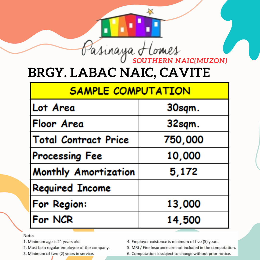 Pasinaya Homes - Southern Naic Townhouse | Naic,Cavite | Rise & Shine ...