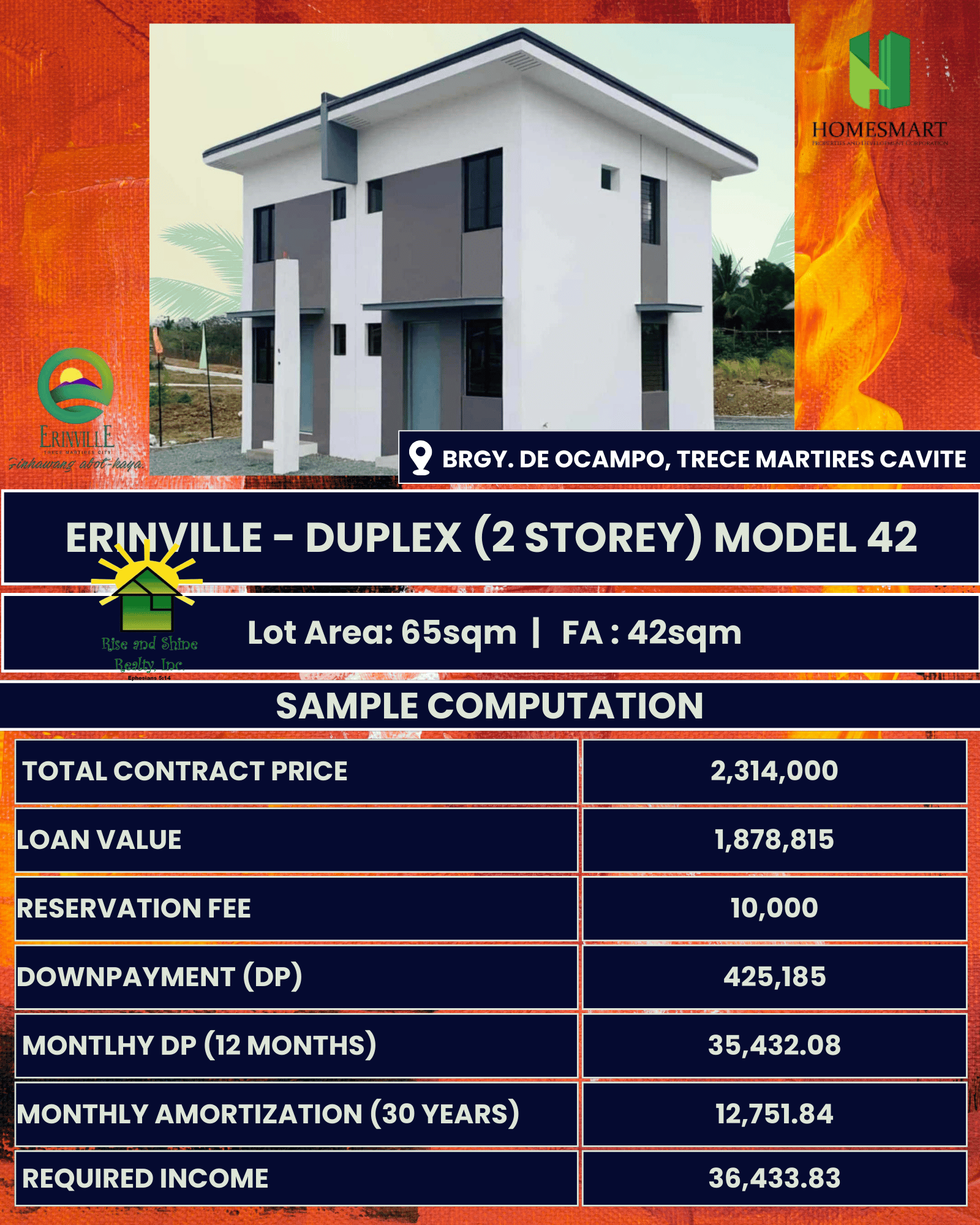 Erinville | Trece Martires,Cavite | Rise & Shine Realty