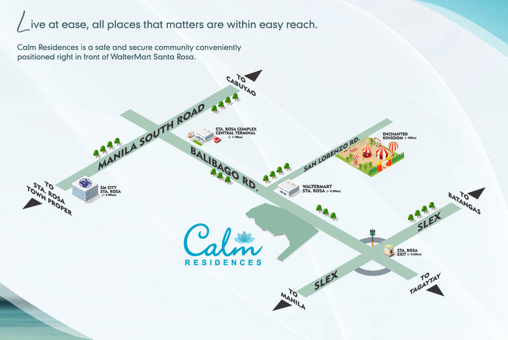 SMDC Calm Residences 1 Bedroom Unit | Sta. Rosa,Laguna | Rise & Shine ...