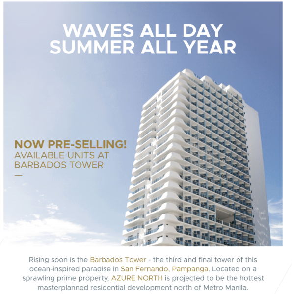 Century Properties Azure North Studio Unit | San Fernando,Pampanga ...