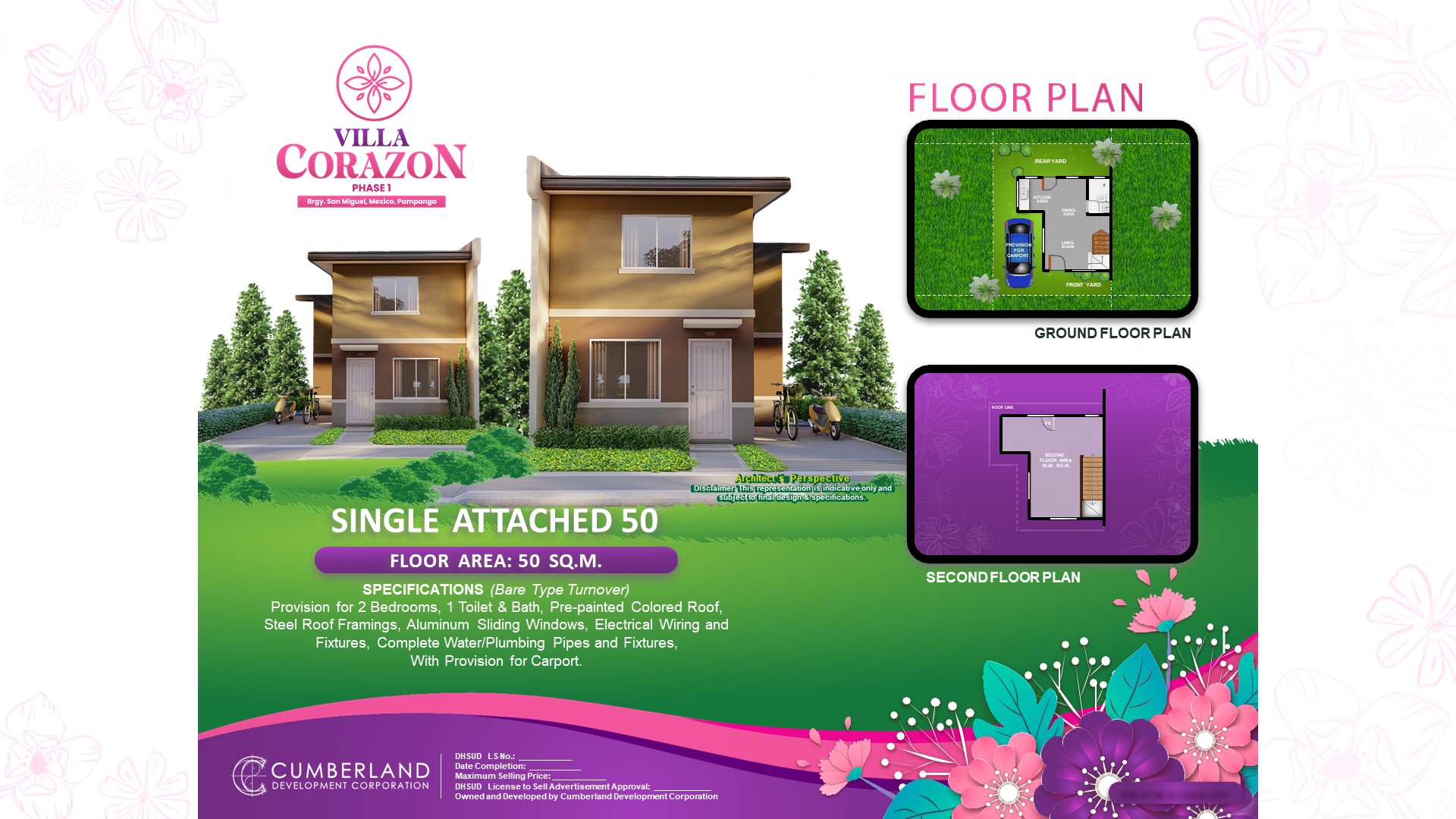 VILLA CORAZON PHASE 1 SINGLE ATTACHED 50 | Mexico,Pampanga | Rise ...